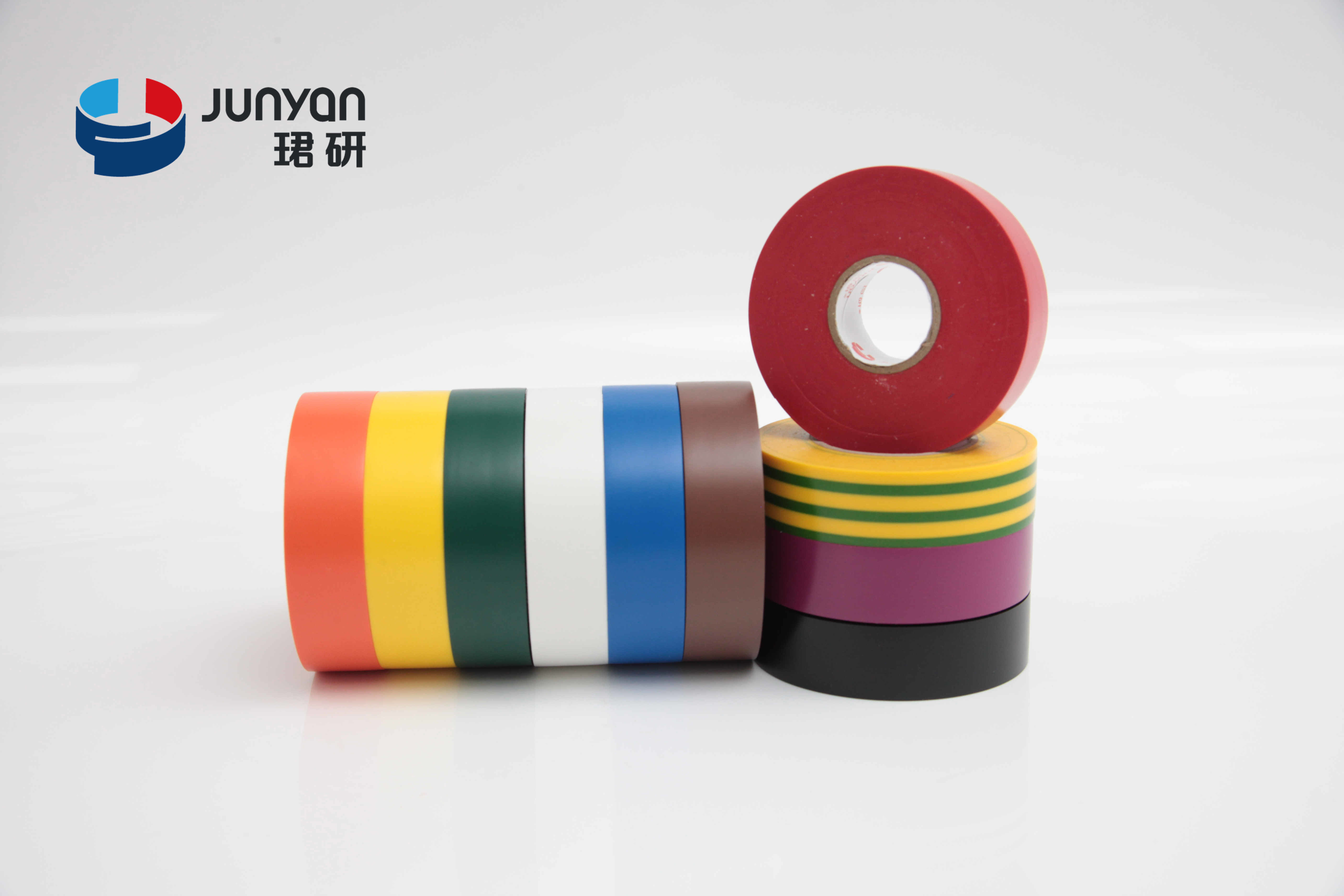 JUNYAN Flexible Electrical Tape Flame Retardant Yellow PVC Tape Lead Free